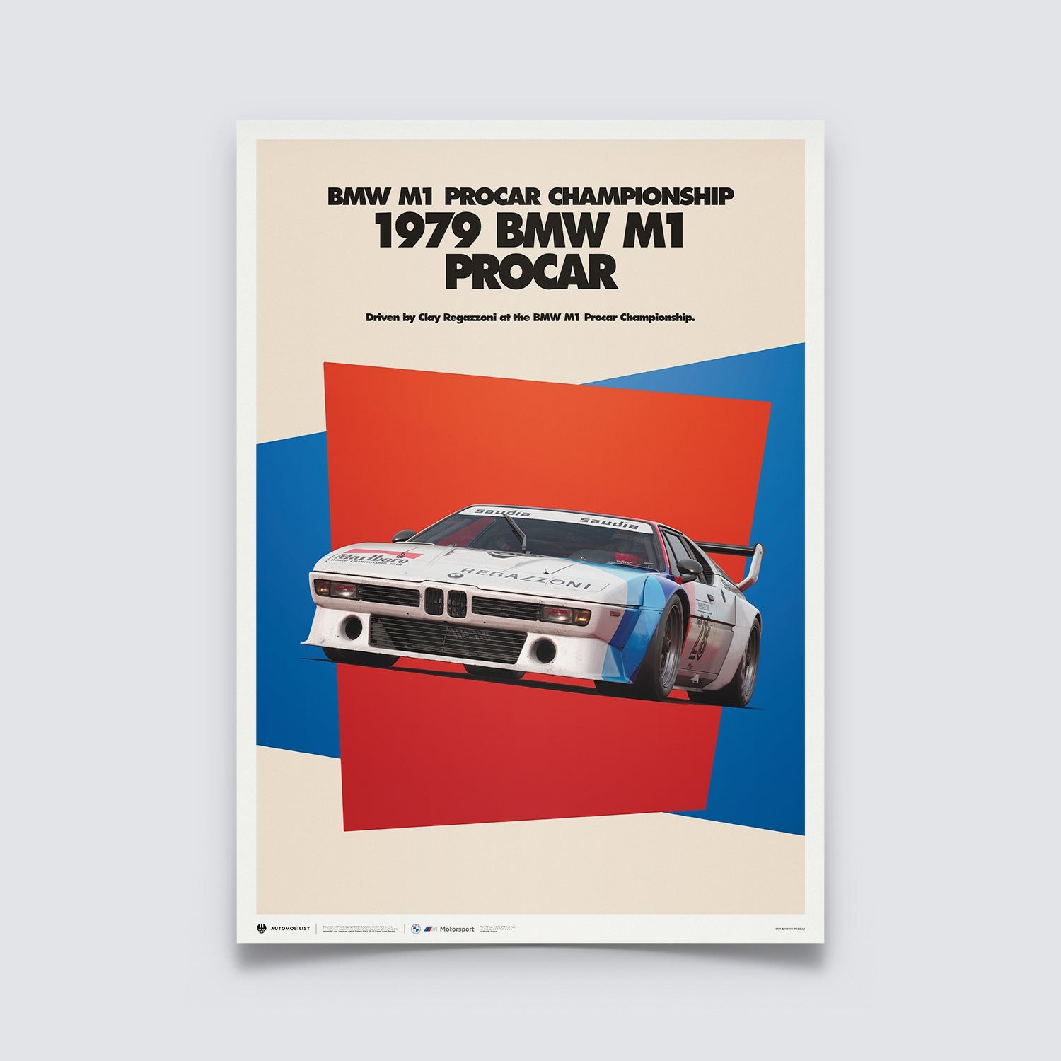 1979 BMW M1 Procar | BMW Art Car Series | BMW M Poster – CD Shop ...