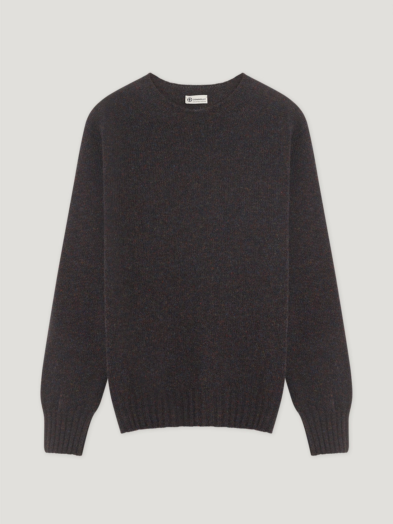Brown Shetland Crew Neck Sweater – CD Shop | Classic Driver