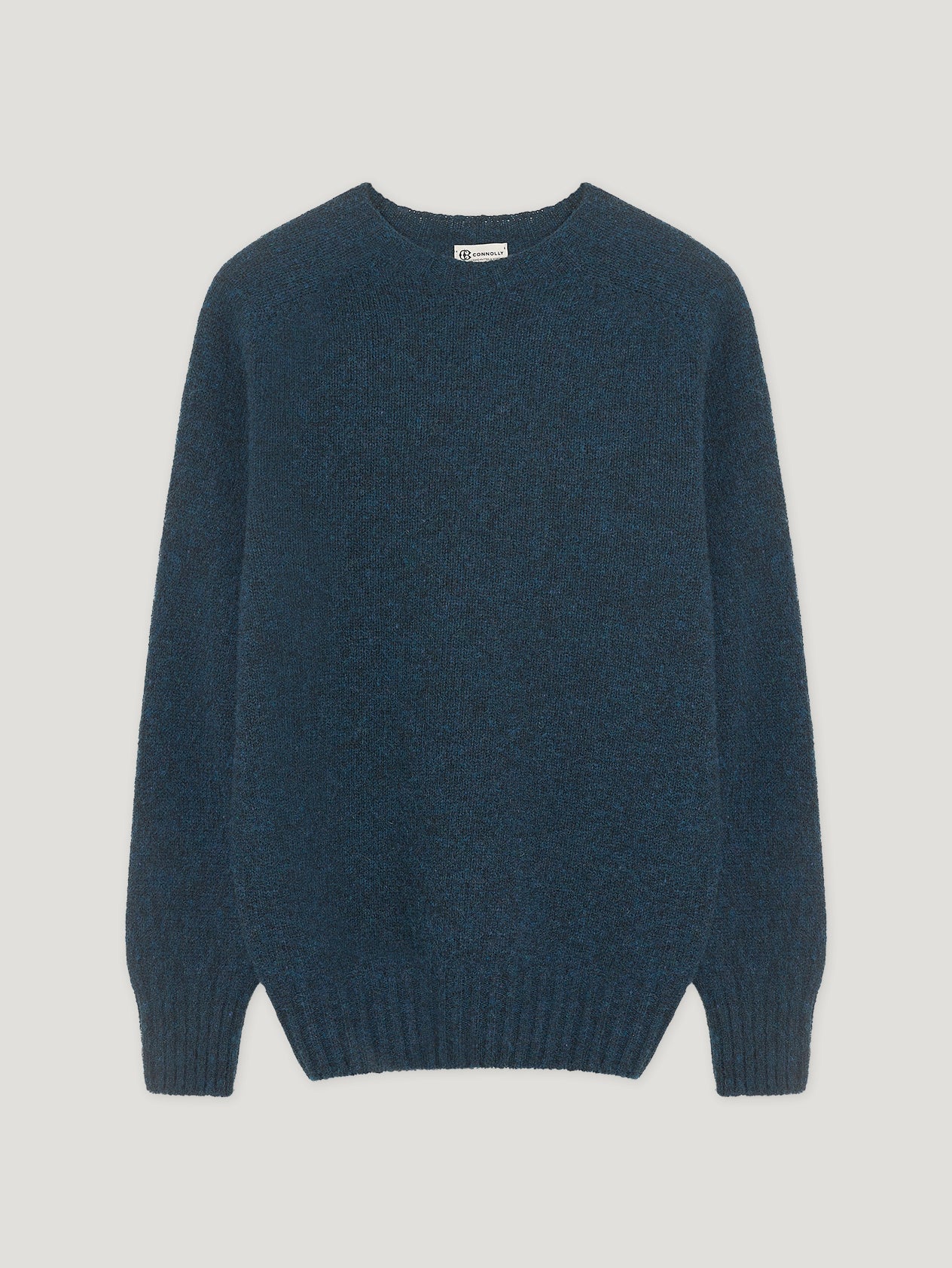 Petrol Shetland Crew Neck Sweater – CD Shop | Classic Driver