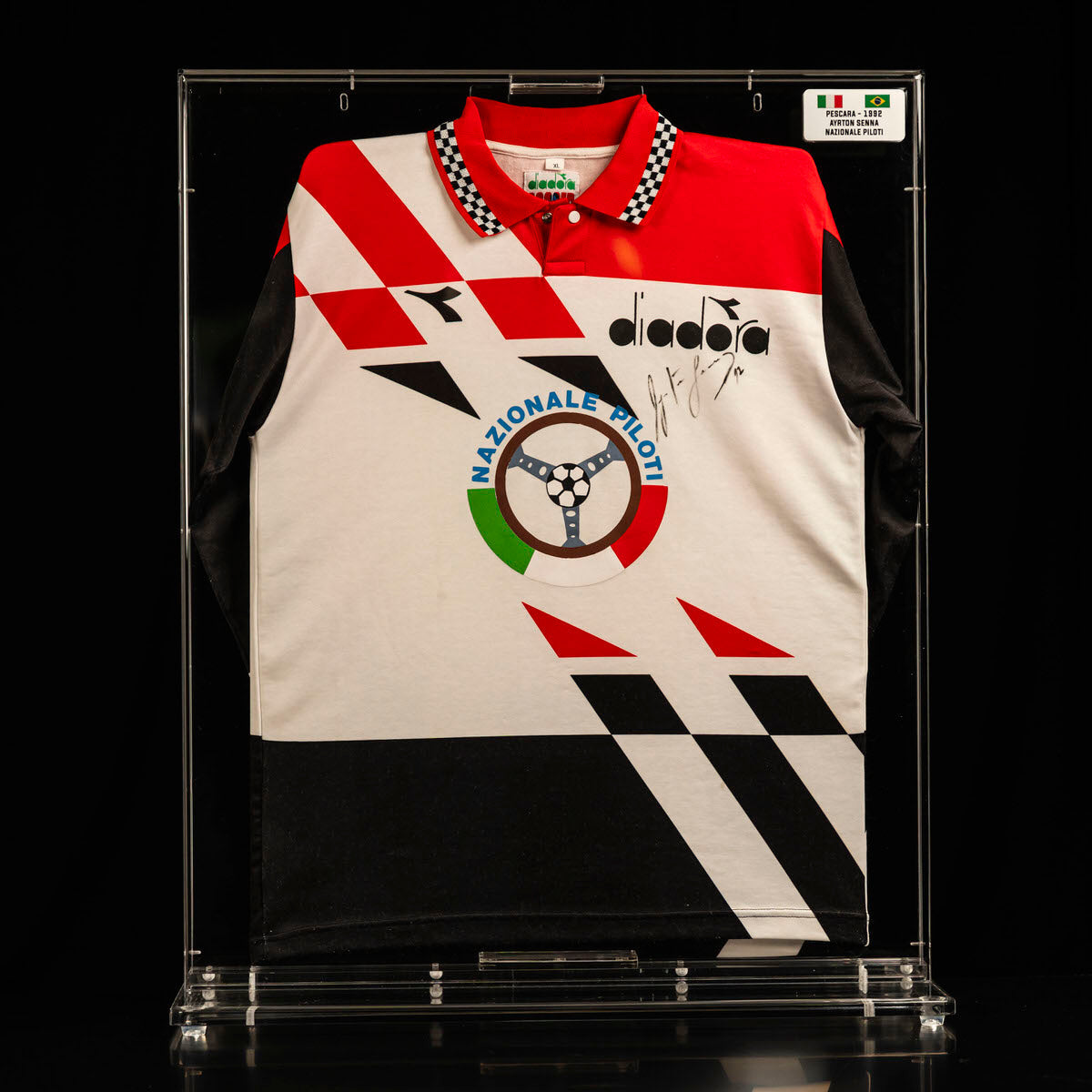 Ayrton Senna Nazionale Piloti T-Shirt by Halmo – CD Shop | Classic Driver