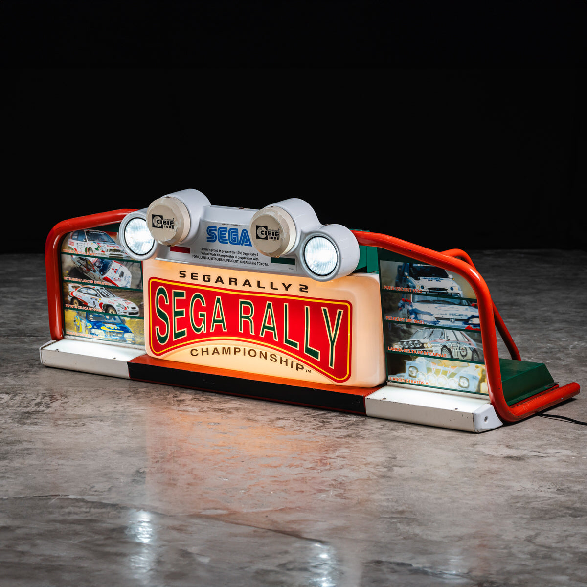 Sega Rally 2 Sign – CD Shop | Classic Driver