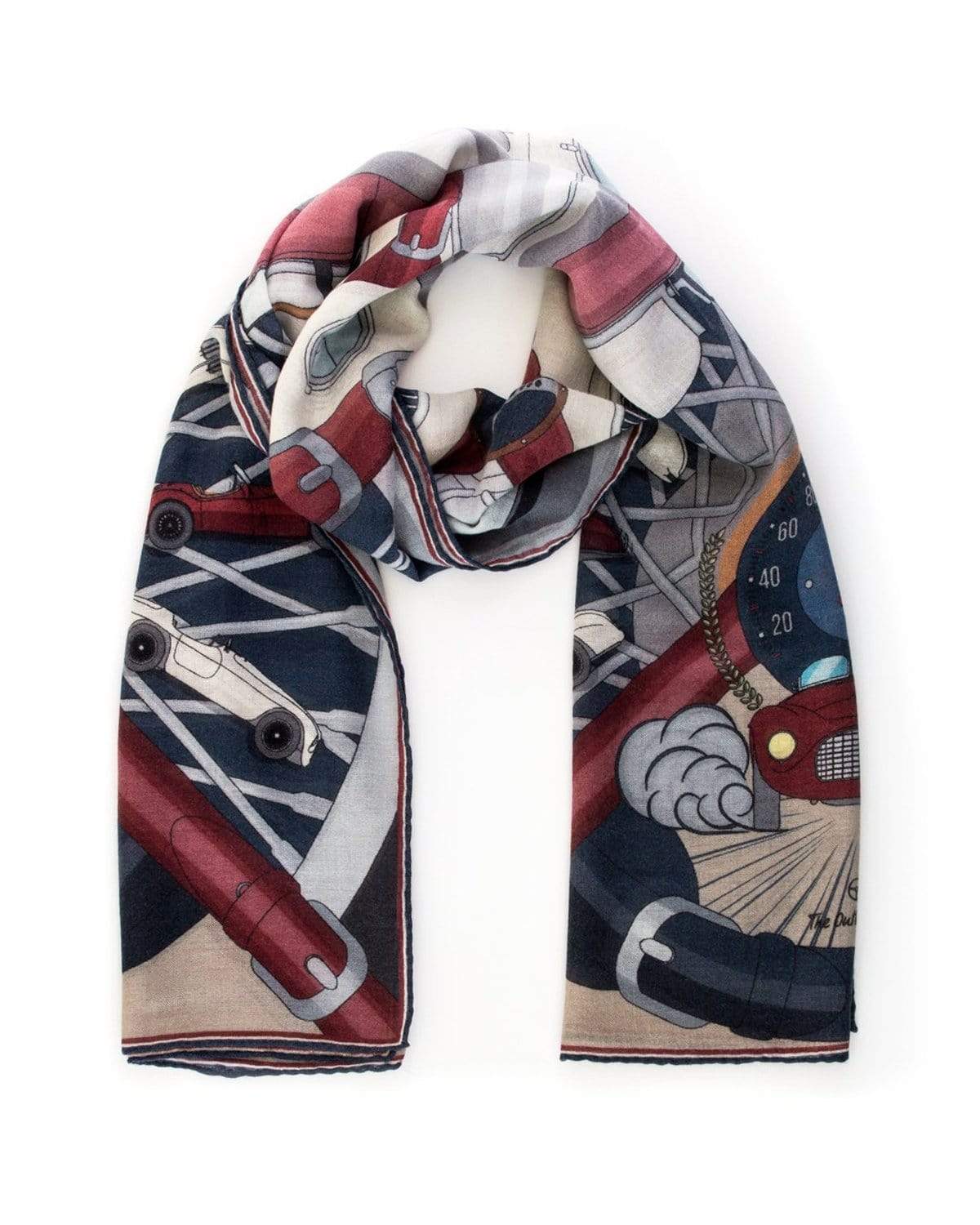 RALLYSCOPE - Cashmere Scarf - Red – CD Shop | Classic Driver
