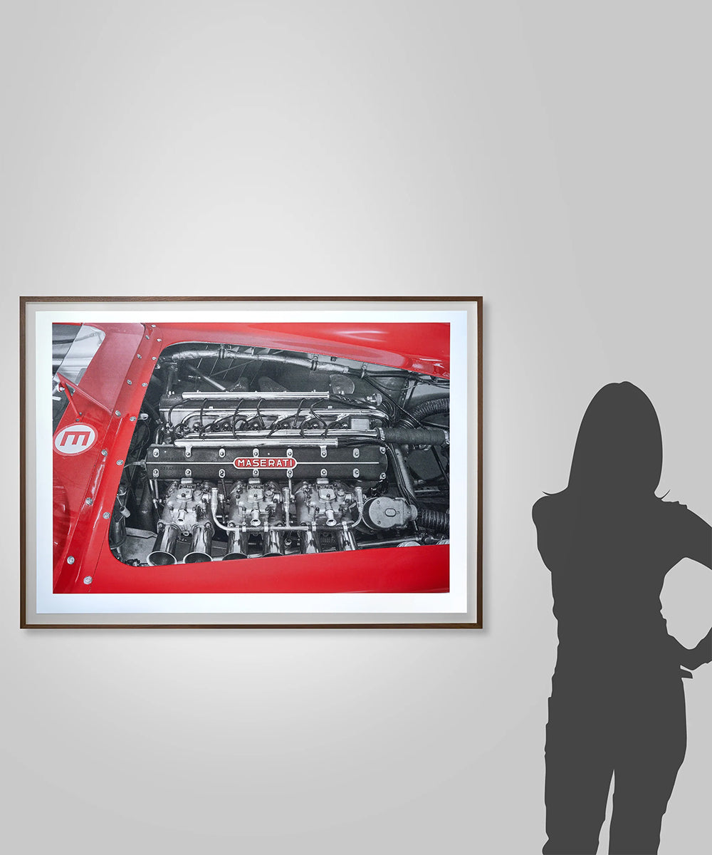 Maserati 300S Engine Bay - Art Screen Print – CD Shop | Classic Driver