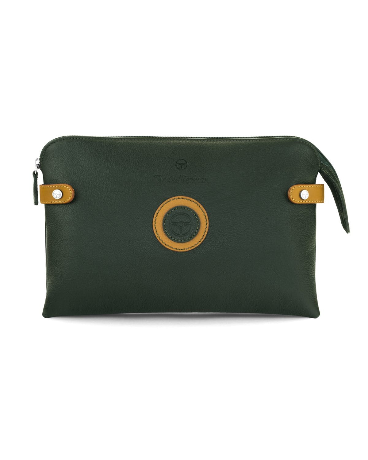 Globetrotter - Full-grain Leather Document Case - British Green/Tan ...
